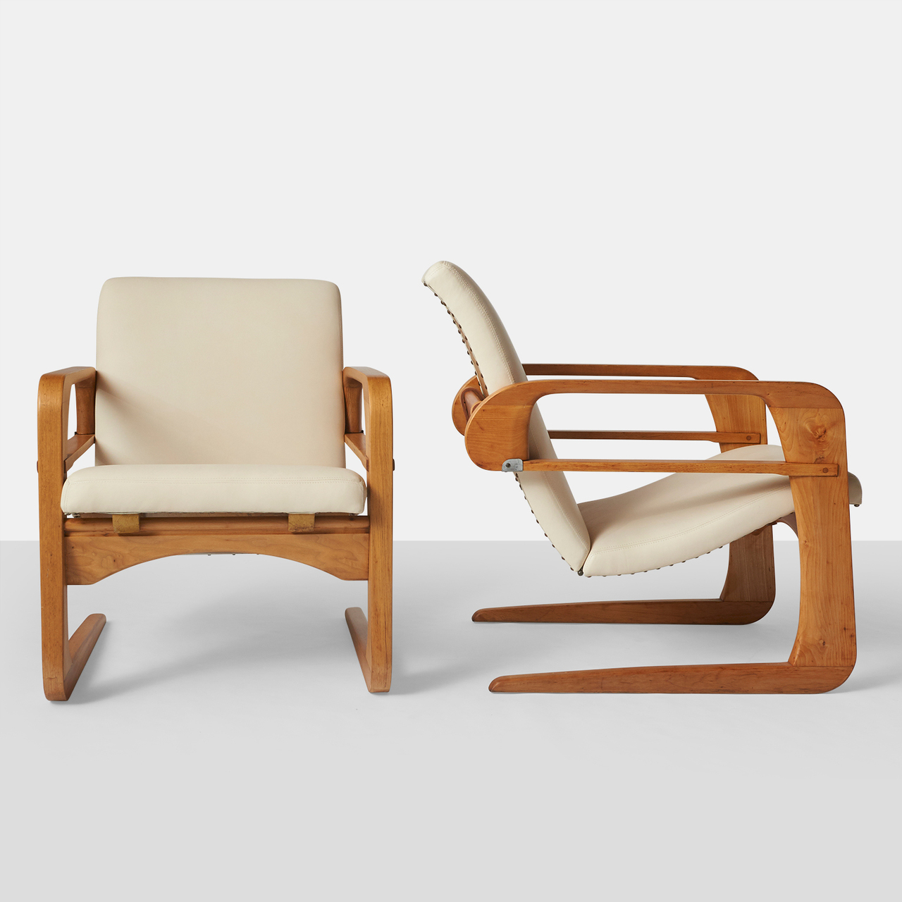 Pair of KEM Weber “Airline” Chairs – Almond and Company