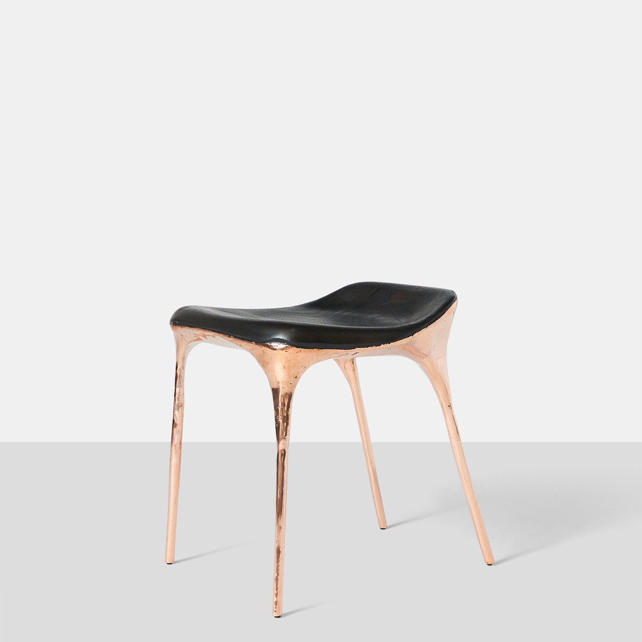 Copper Stool with Back by Valentin Loellmann – Almond and Company